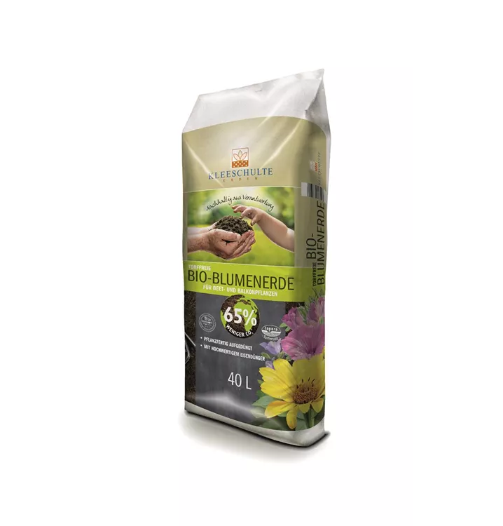Bio Blumenerde KLEESCHULTE, Torffrei, pflanzfertig aufgedüngt im Pflanzenshop