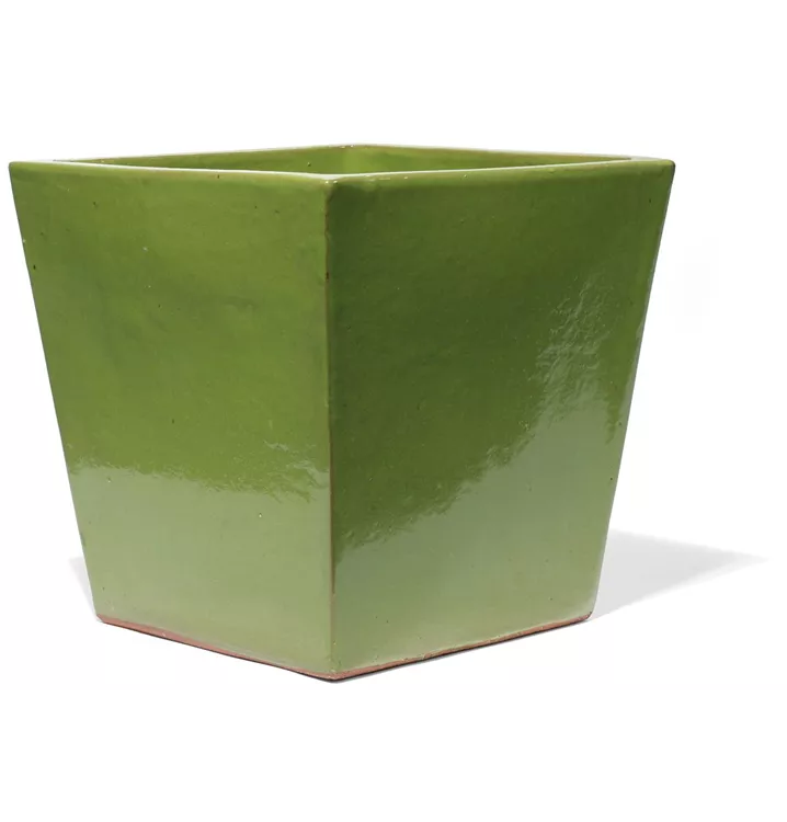 Gefäß Vaso Quadro Pistazie, Kirschke TerraDura glasiert im Pflanzenshop