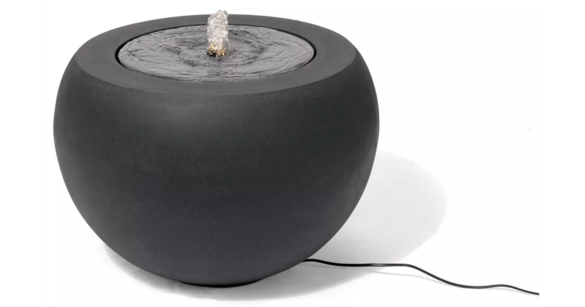 Girona Anthrazit, Kirschke Brunnen im Pflanzenshop